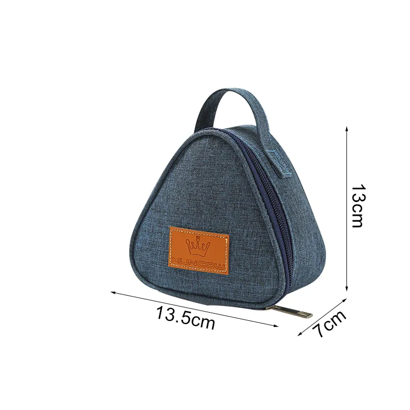 Triangular Insulated Lunch Bag Thicken Thermal Cooler Bento Box Bags ...