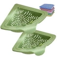 Triangular Magnetic Corner Sink Strainer Basket – Twist-Open Bottom ...