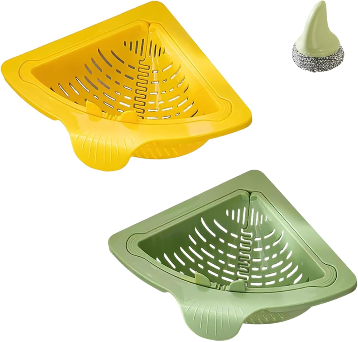 Triangular Magnetic Drain Basket, Triangular Draining Baskets, Corner ...