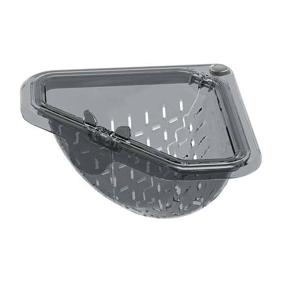 Triangular Magnetic Kitchen Sink Caddy with Drainer and Filter Net for ...