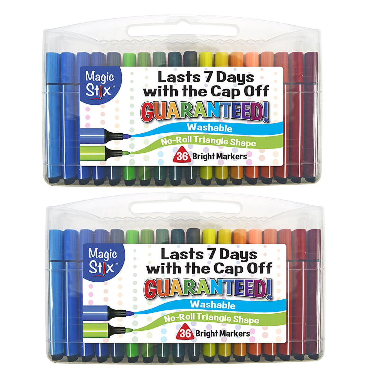 Triangular Markers, 36 Per Pack, 2 Packs - Walmart.com