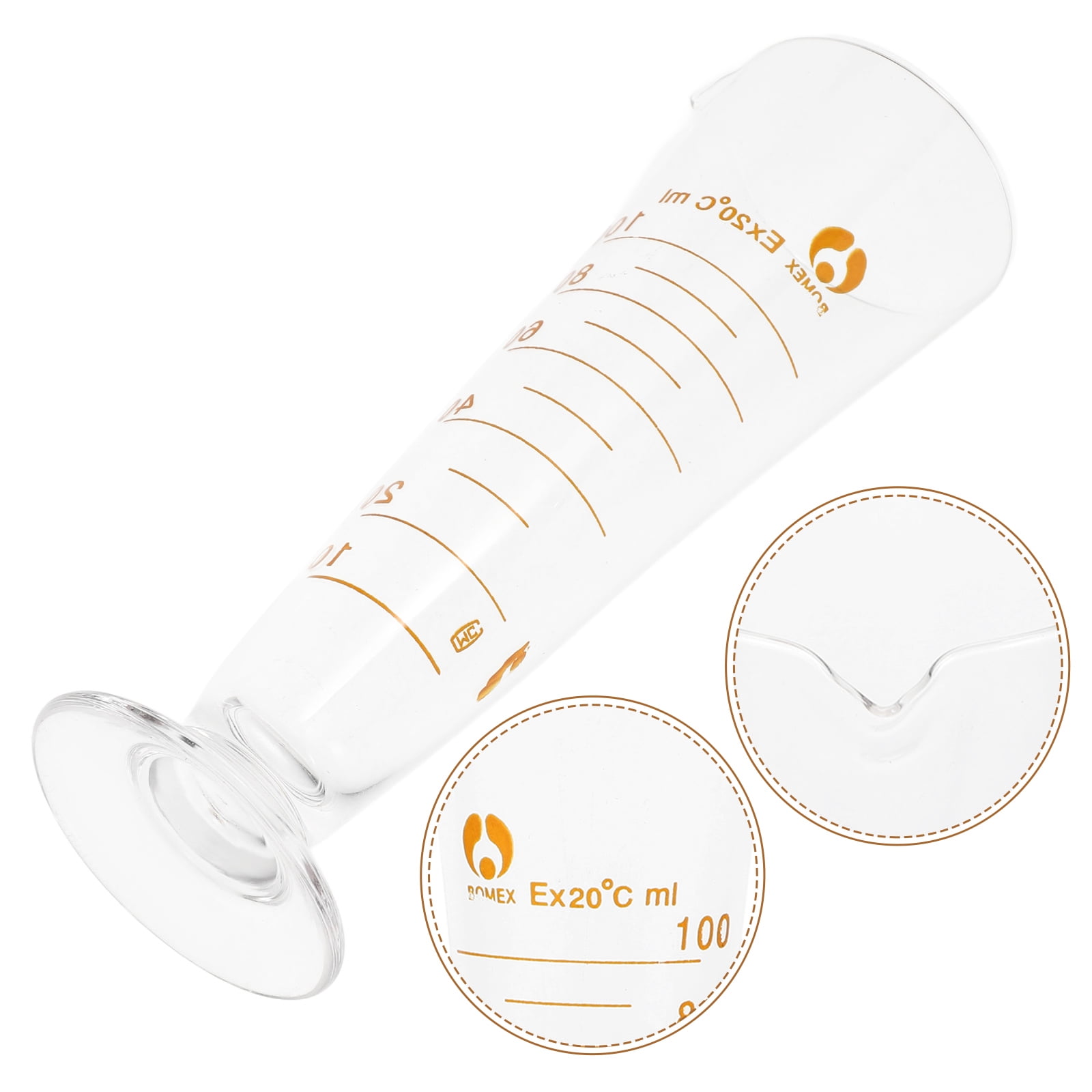 Triangular Measuring Cup Graduated Measuring Beaker Laboratory ...