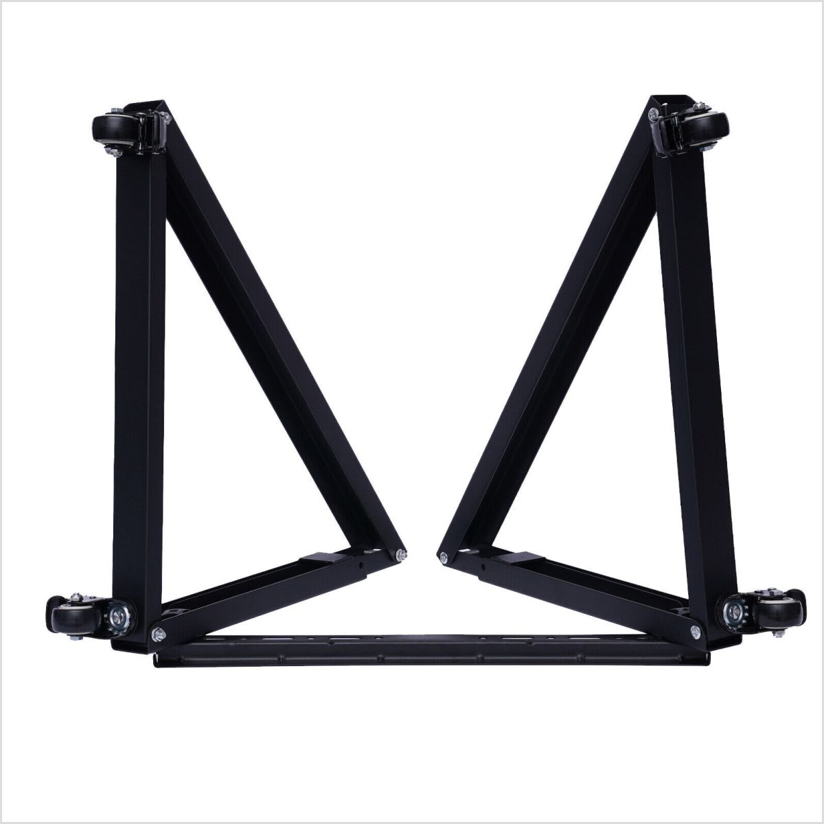 Triangular Mobile TV Stand Monitor Floor Stand Cart for 72'' Screen ...