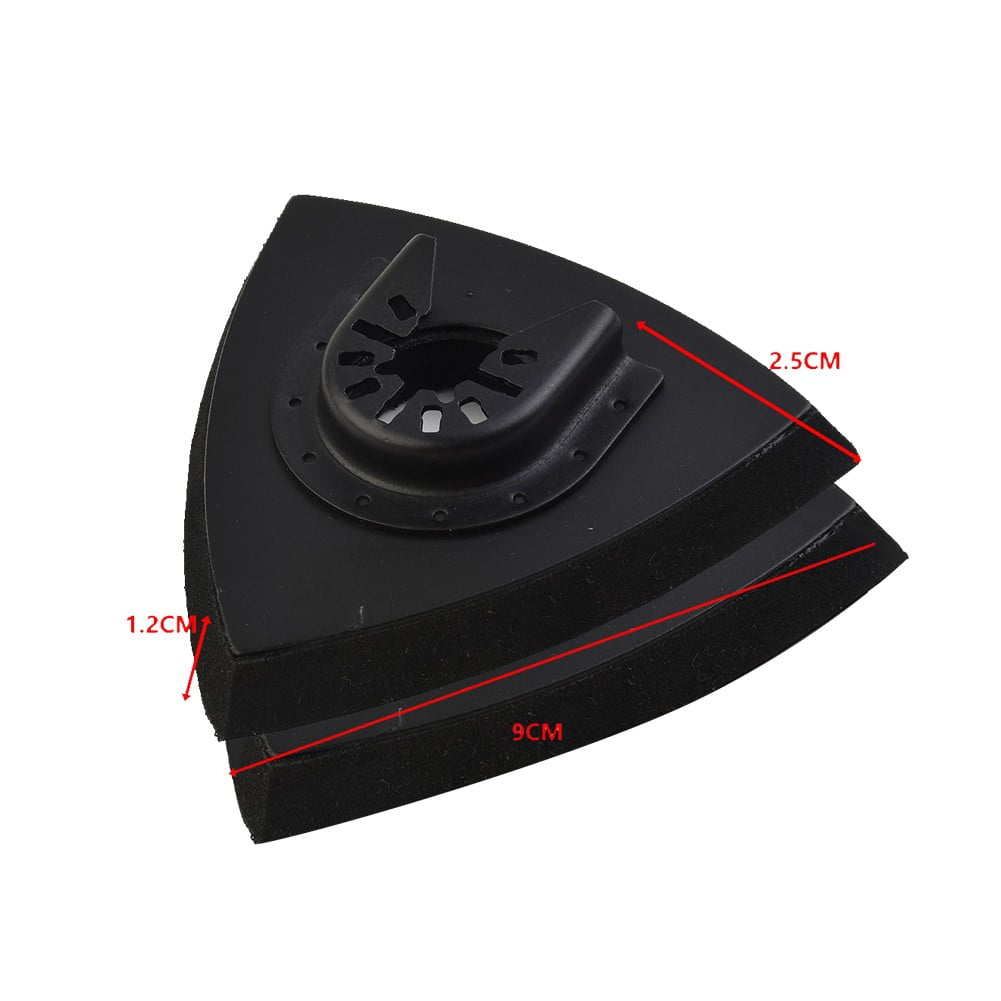 Triangular Oscillating Tool Sanding Pad Quick Release Fit Multi Tool ...
