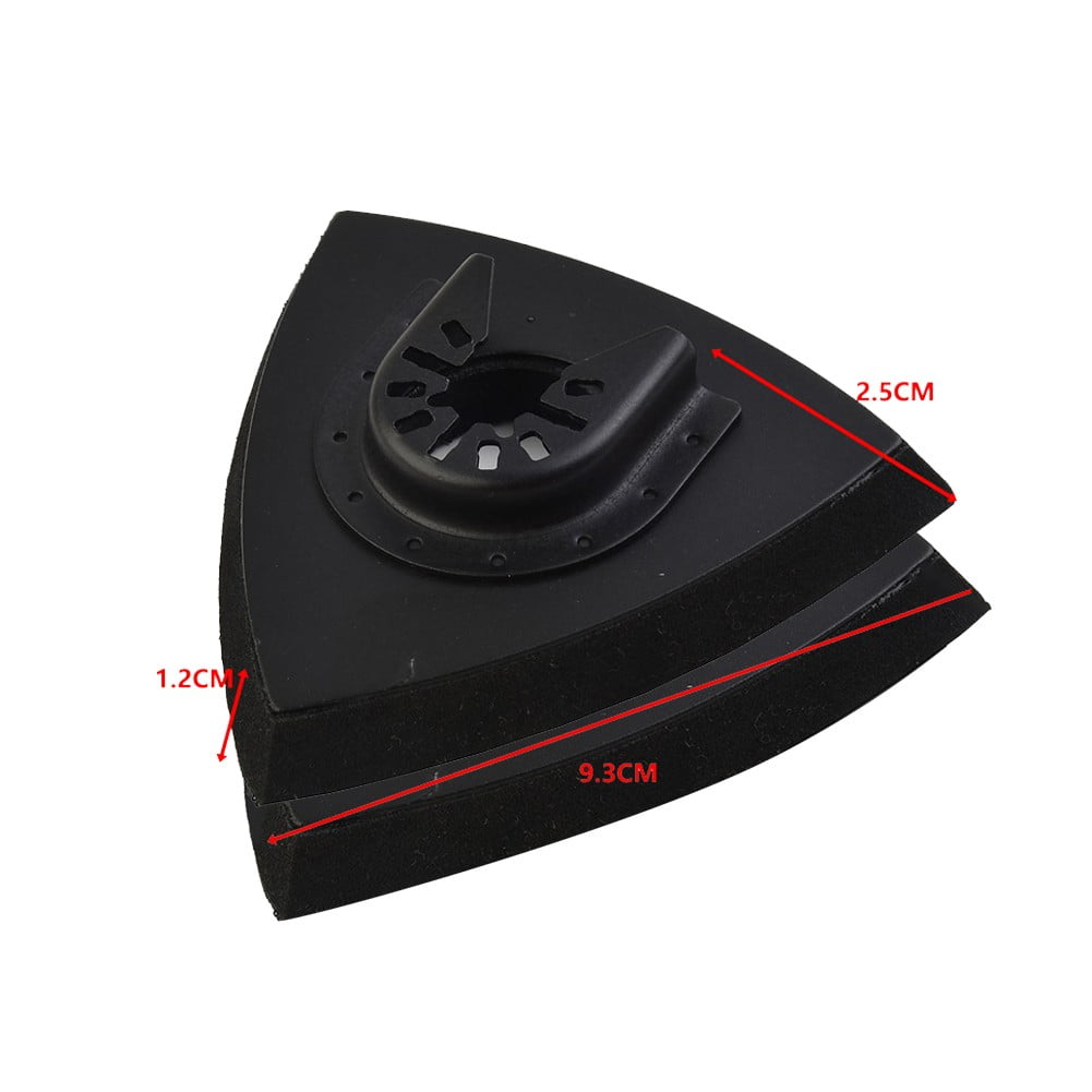 Triangular Oscillating Tool Sanding Pad Quick Release Fit Multi Tool ...