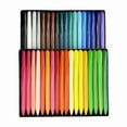 Triangular Plastic Crayons Set | 36 Assorted Colors | Washable No Mess ...
