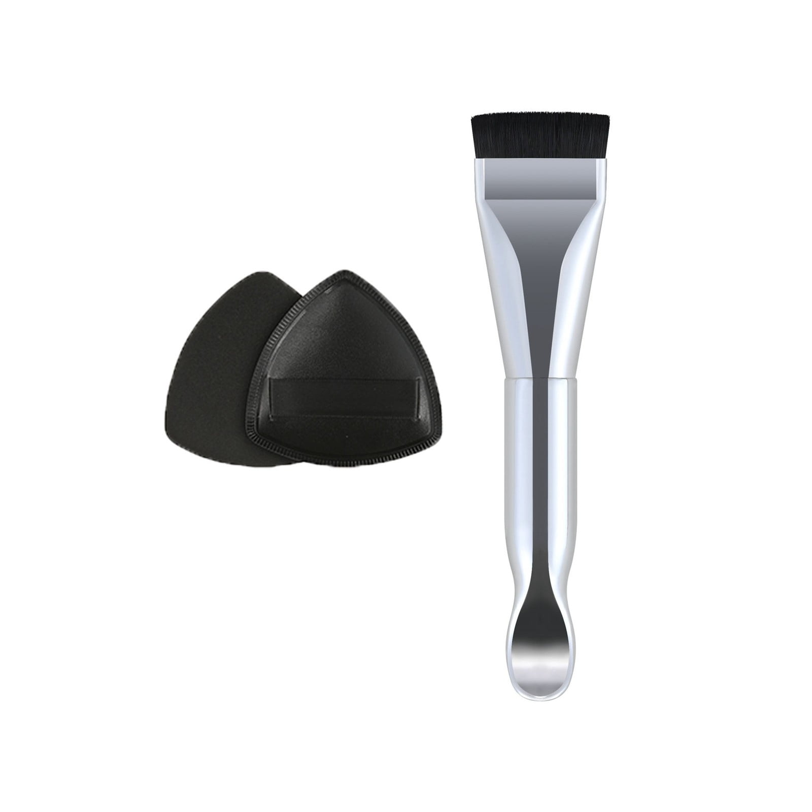 Triangular Powder Puff Combination One Line Foundation Brush Non Eating ...