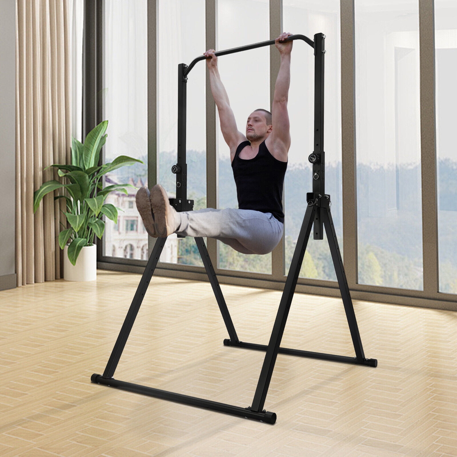 Triangular Pull Up Station, Pull Up Bar for Home Gym Strength Training ...