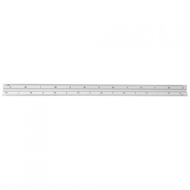 Triangular Scale Ruler Aluminum Alloy Multifunctional Engineering ...