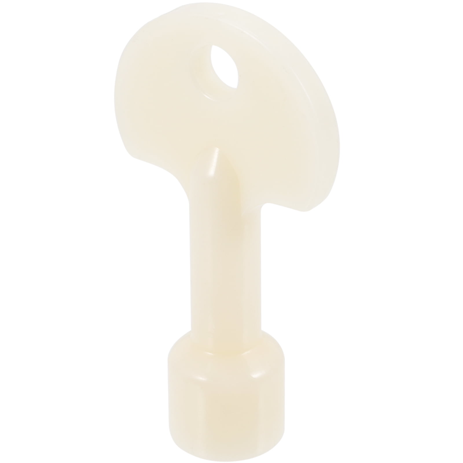 Triangular Security Key Outdoor Trash Can Lock Holder Lid White ...