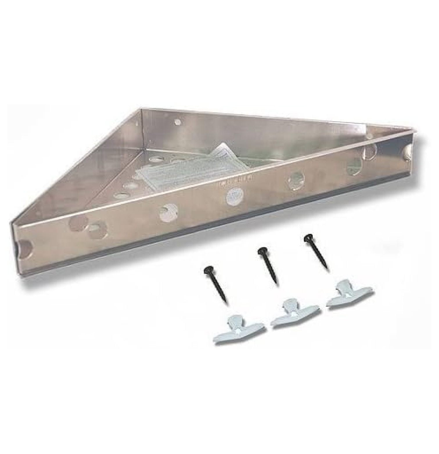Triangular Shower Shelf Innovis - 17x17x24" Corner Shelf, 400lb ...