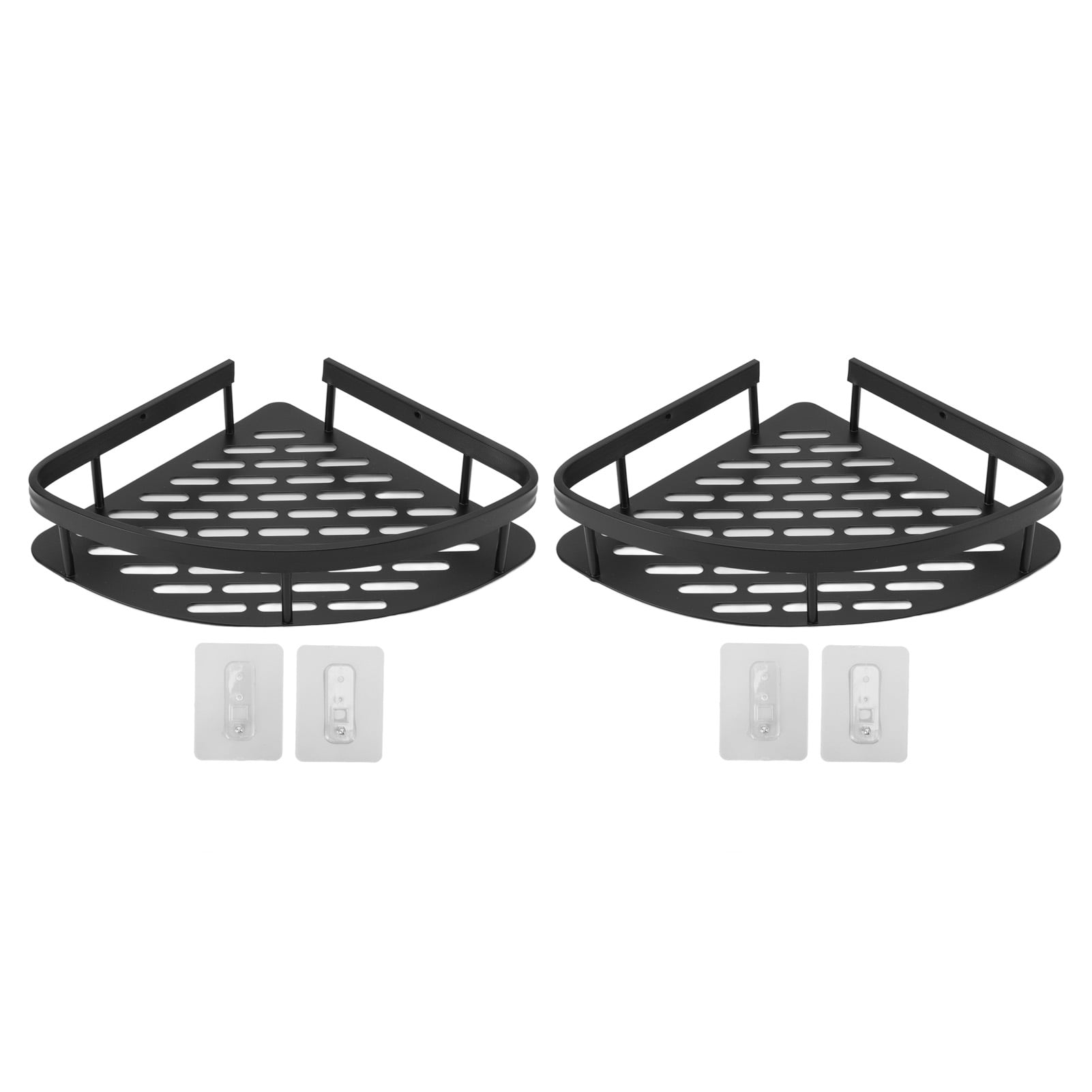 Triangular Shower Shelf Punch Free Rustproof Aluminum Shower Corner ...