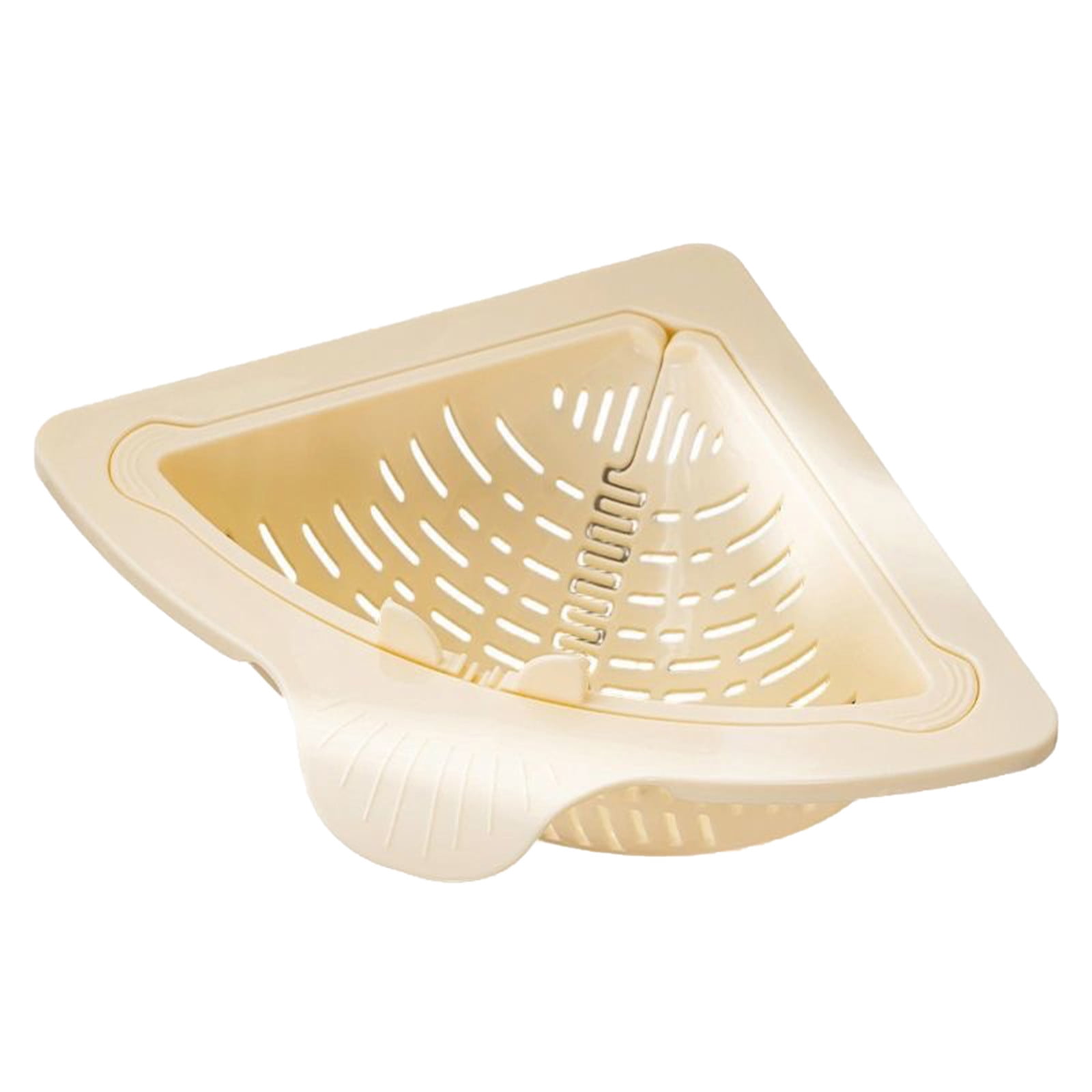 Triangular Sink Strainer Basket, Drainage Filter with Twist-Open Bottom ...