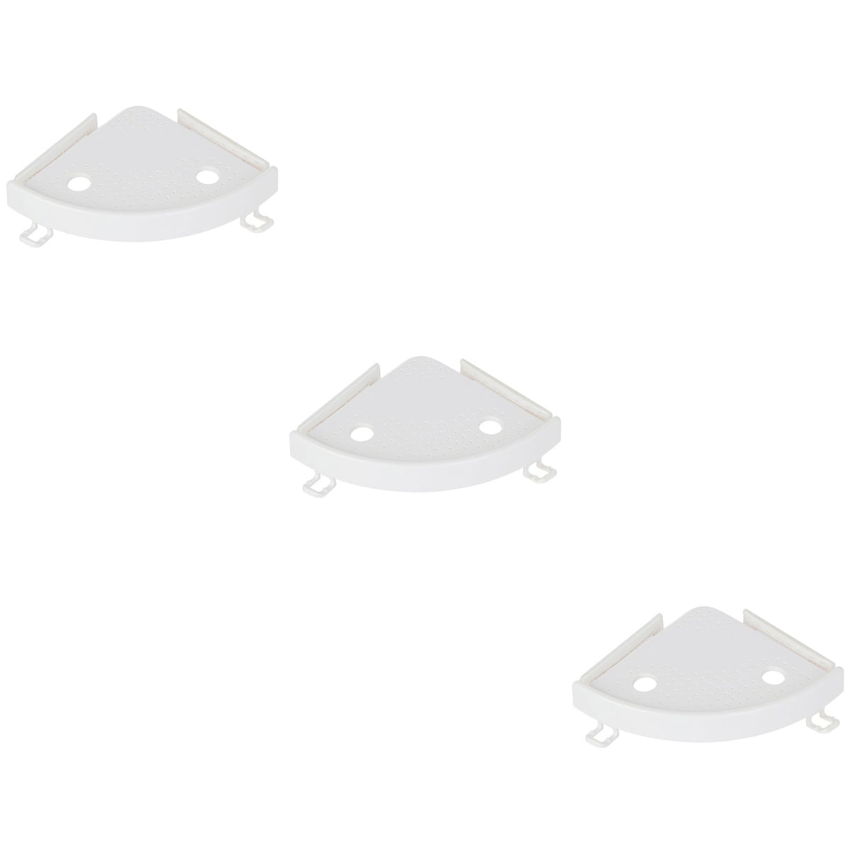 Triangular Storage Rack Bathroom Holder Corner Shelf Wall Durable ...