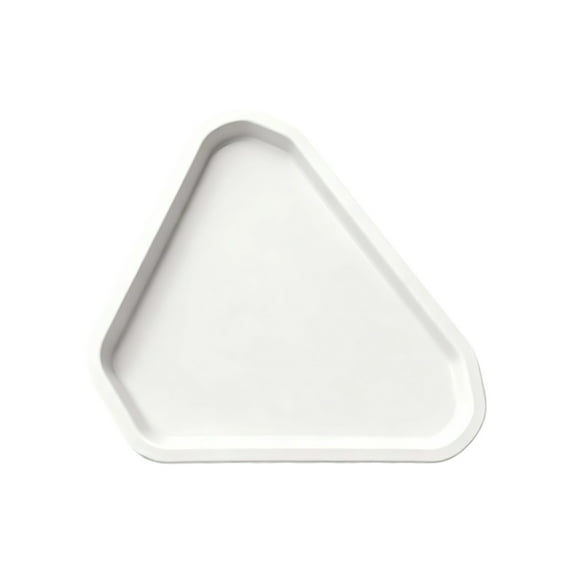 Triangular Thickened Plastic Food Tray with Frosted Finish, High ...