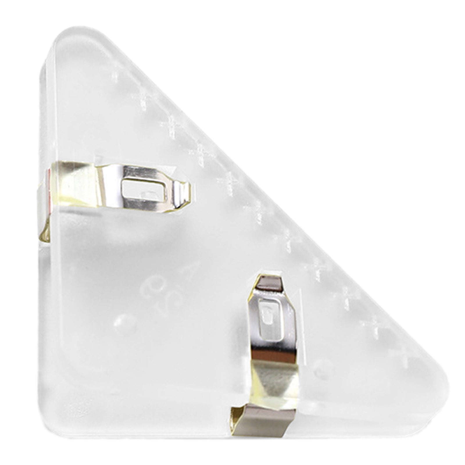 Triangular Transparent Corner Paper Clips, Triangle Book Page Corner ...