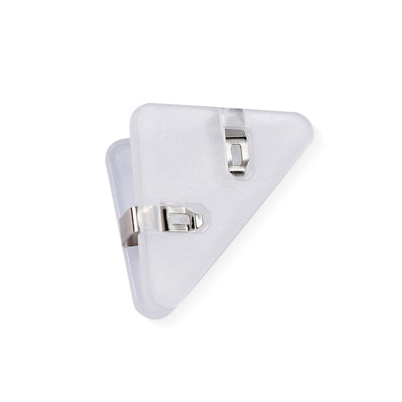 Triangular Transparent File Corner Clip, Corner Paper Clip, Plastic ...