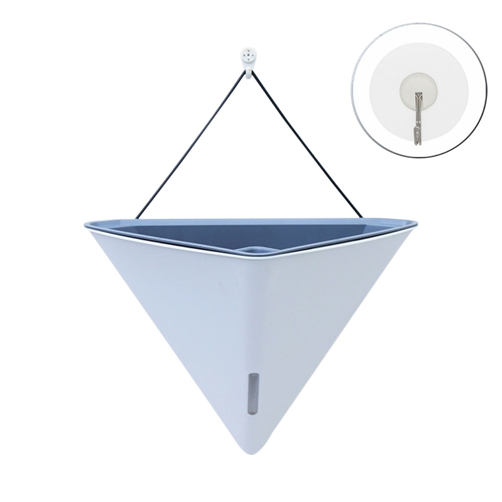 Triangular Wall Mounted Flower Pot,Wall Planters For Indoor Plants 12 ...