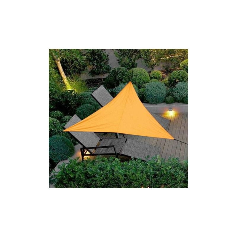 Triangular Waterproof Shade Sail 4x4x4mShade Cloth Awning UV Ray ...
