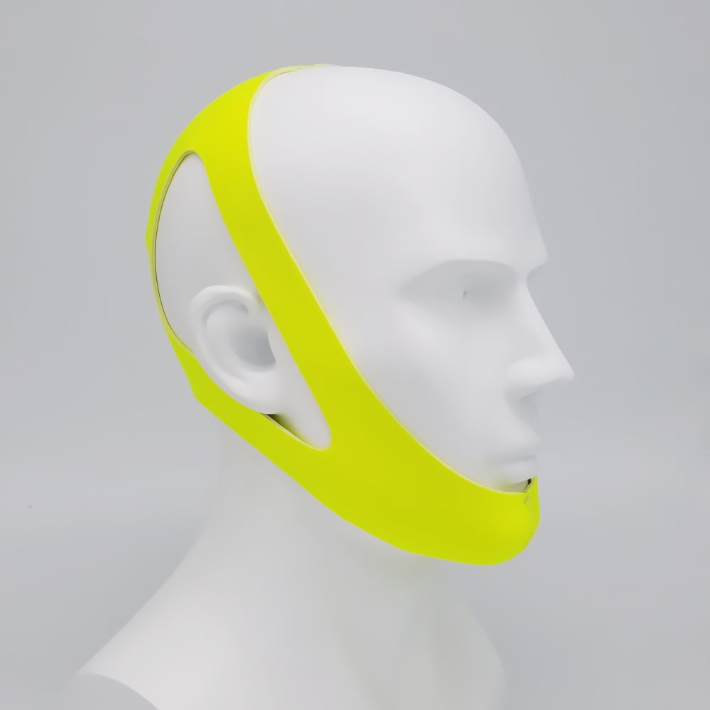 Triangular anti-breathing belt compression strap lower batter headband ...