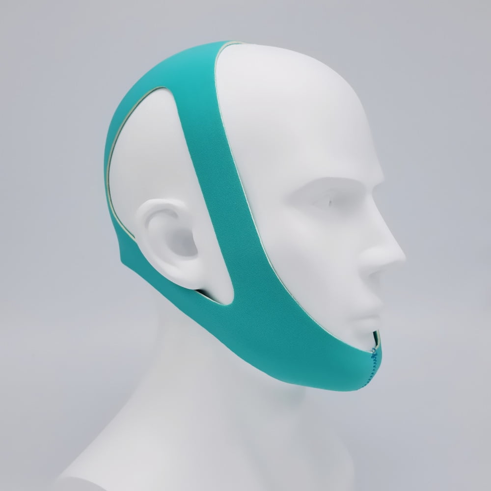 Triangular anti-breathing belt compression strap lower batter headband ...