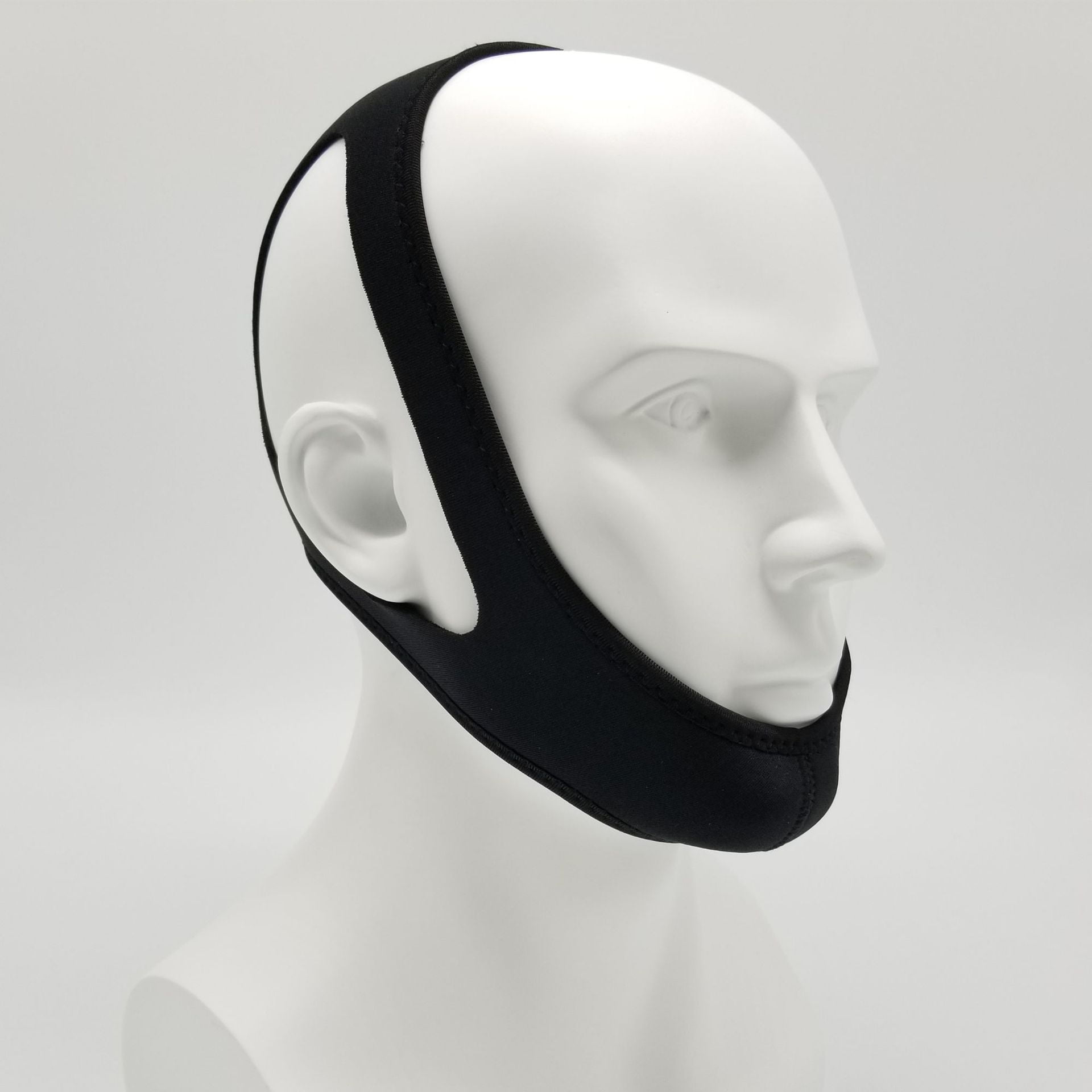 Triangle stop call with protective strap lower V-shaped face mask ...