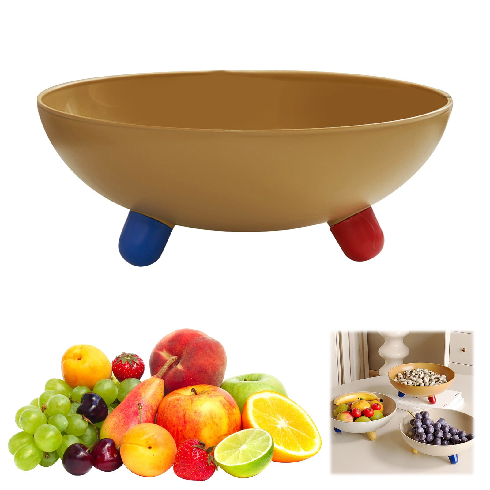Triangular fruit tray Fruit Plate Living Room Coffee Table Household ...