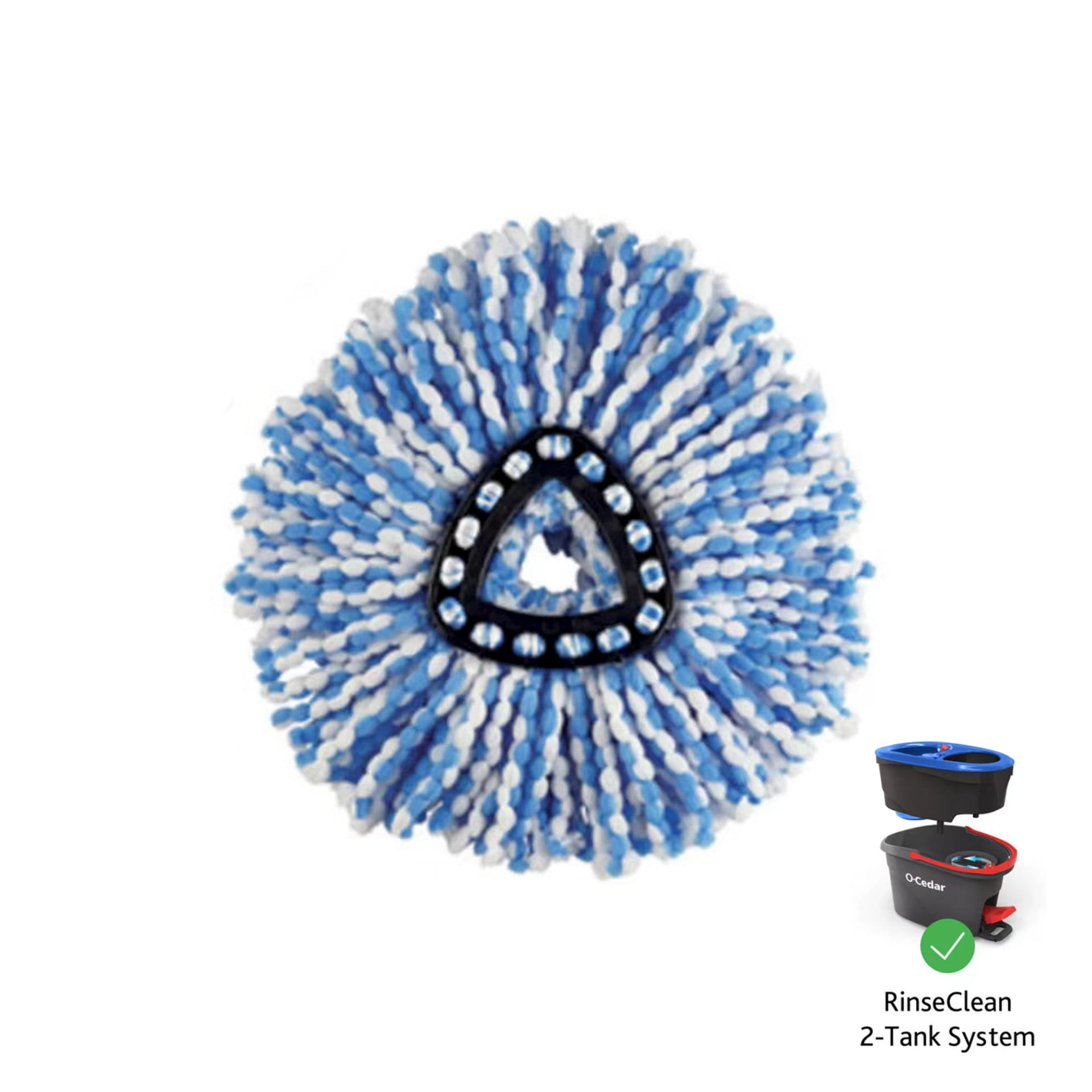 Triangular rotating mop RinseClean replacement mop head - style：vacuum ...