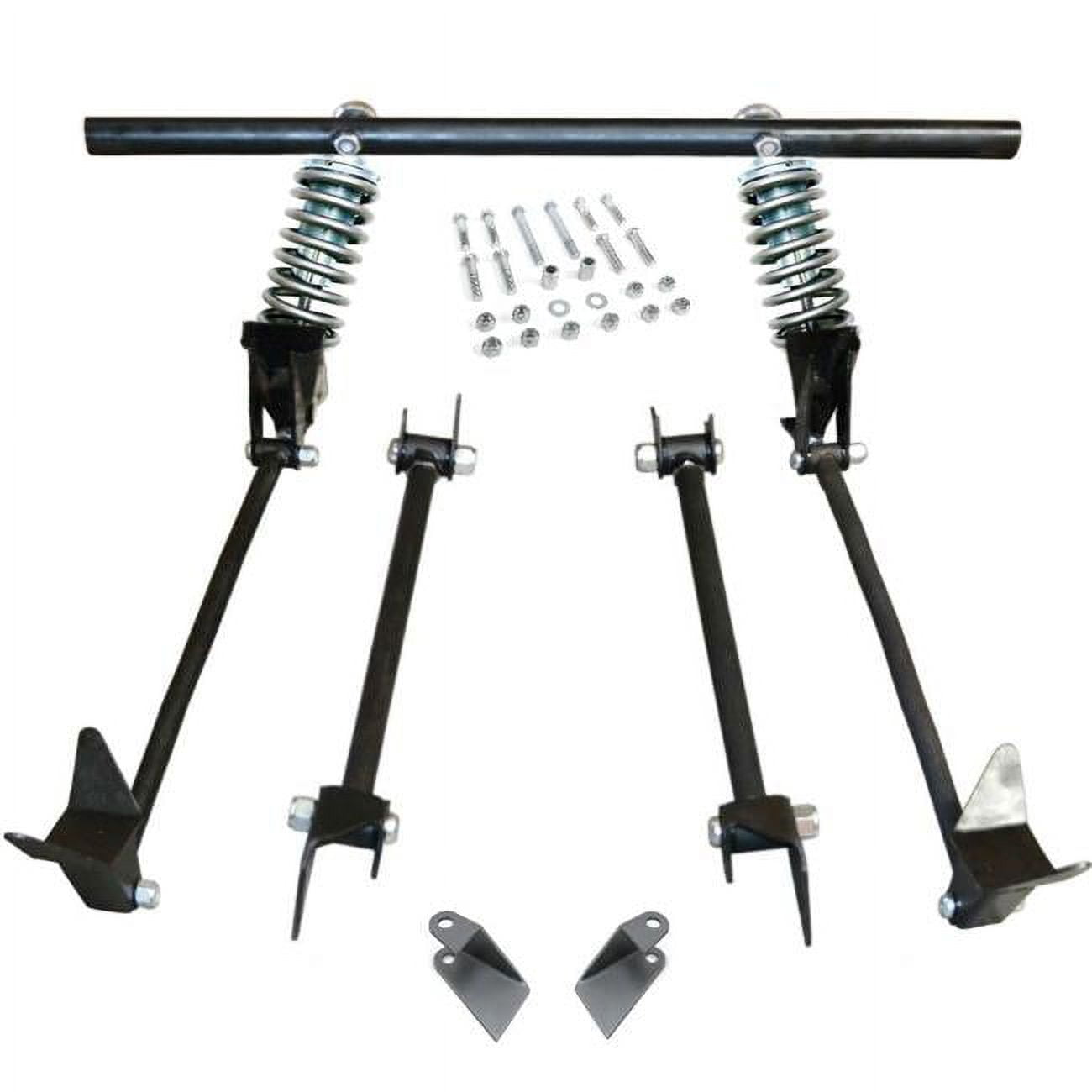 Triangulated Rear 4-Link Assembly with 29 Coilovers for 1929 Ford Model ...