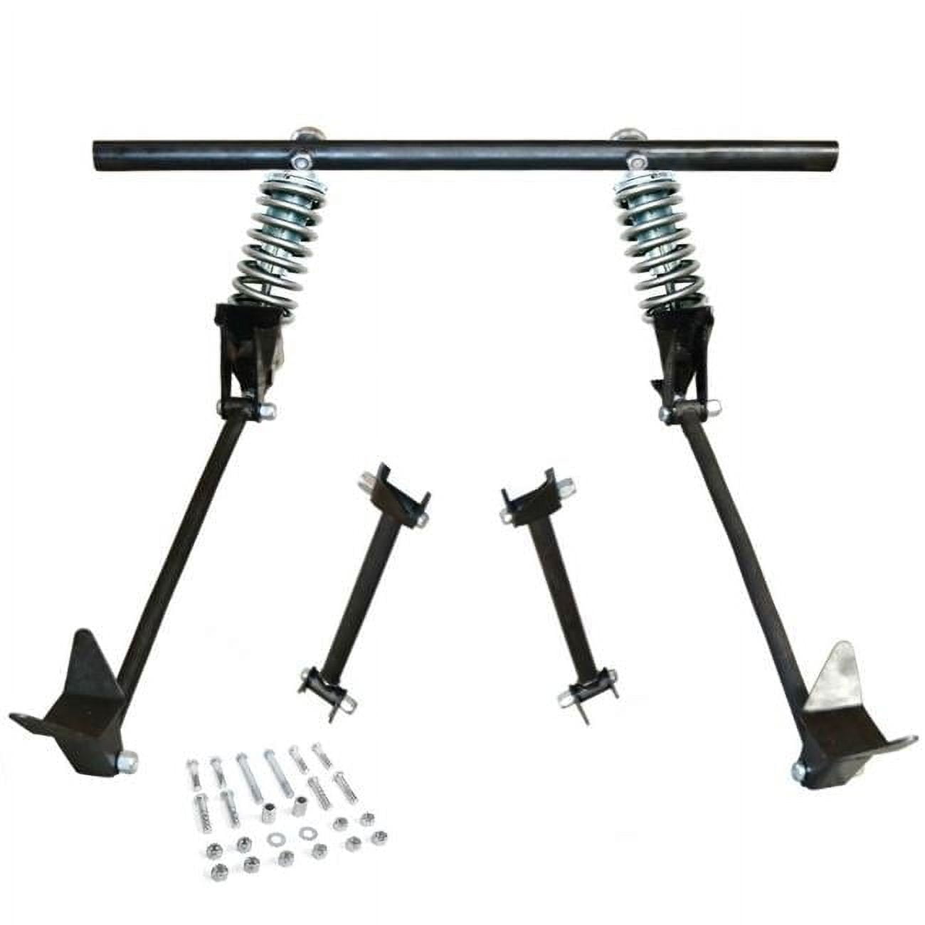 Triangulated Rear 4-Link Assembly with 35 Coilovers for 1935 Ford Model ...