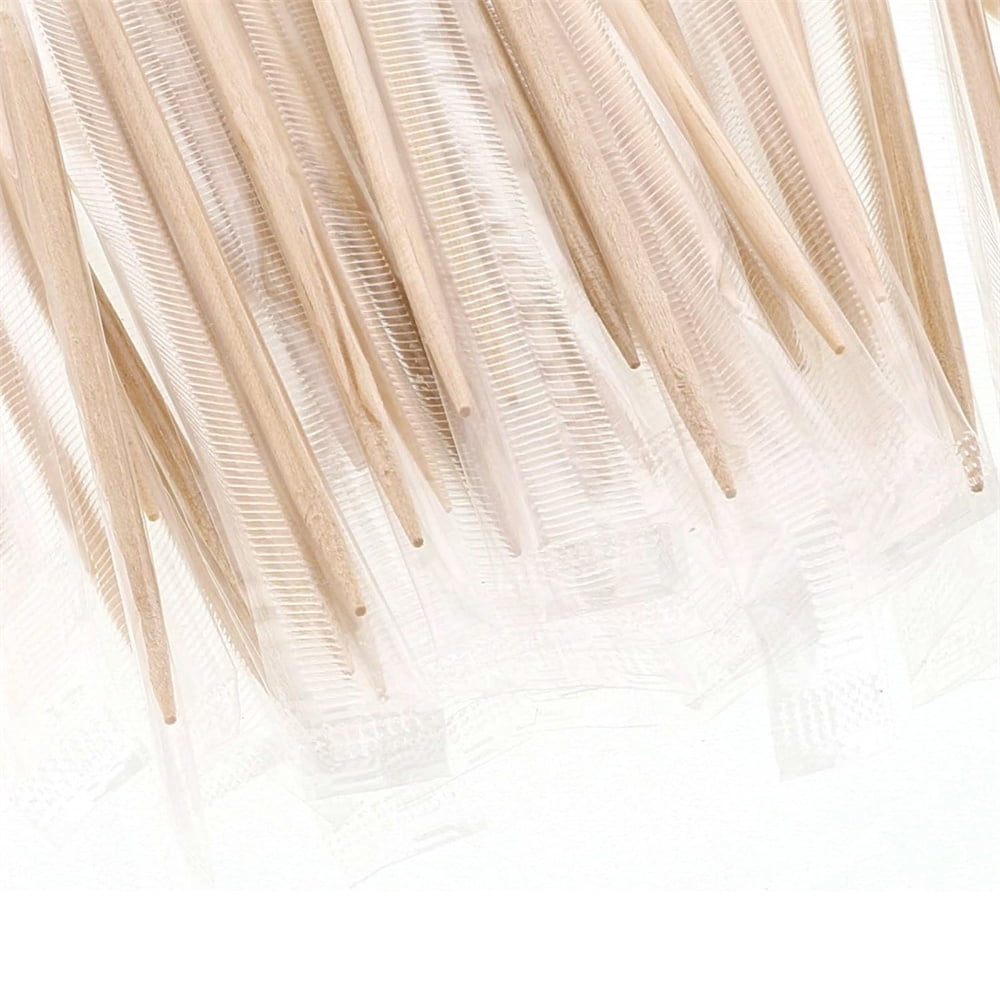 Triani 100Pcs Count Bamboo Toothpicks Wooden Round Toothpicks Round ...