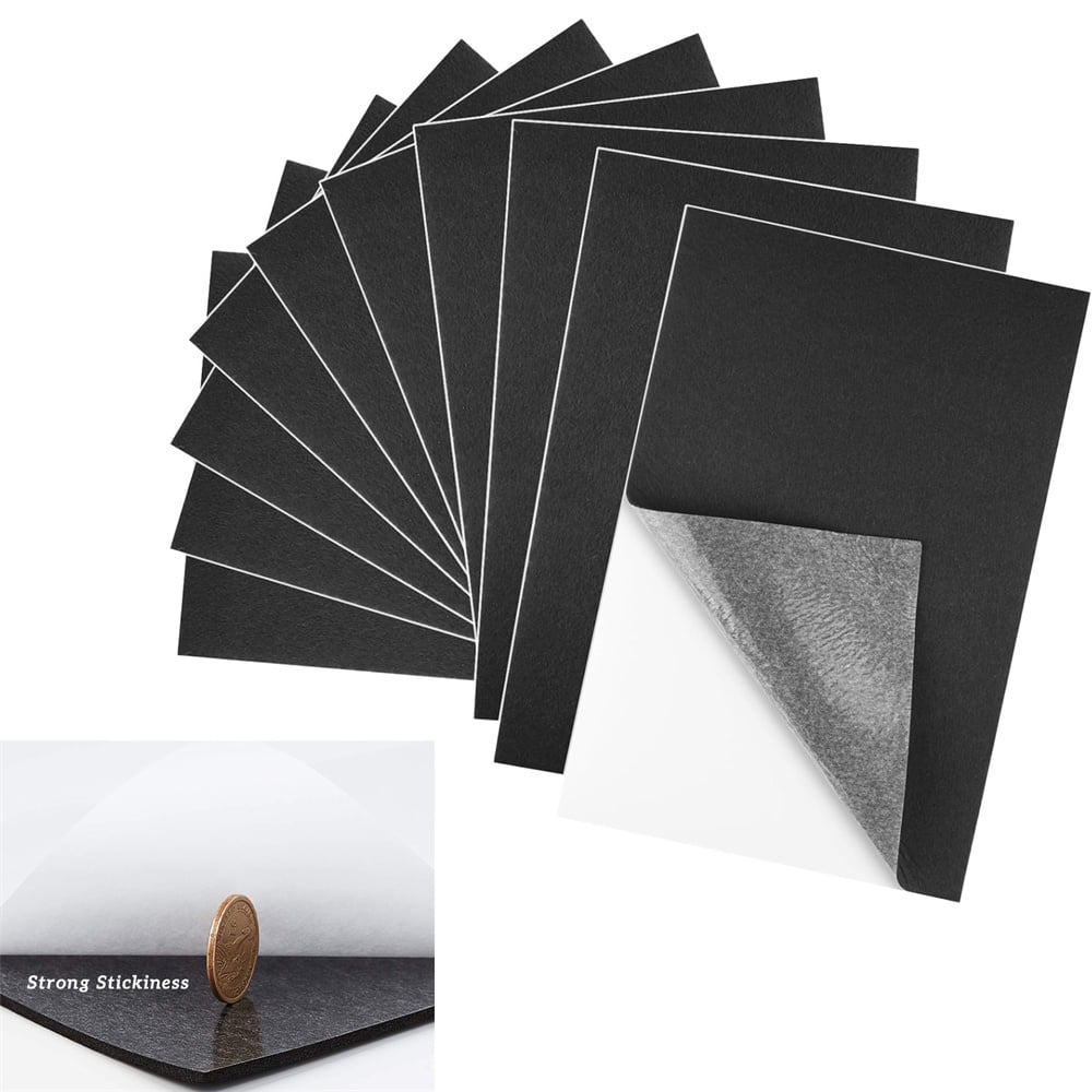 Triani 10Pcs Adhesive Foam Padding Sheets 3mm Sticky EVA Foam Paper ...