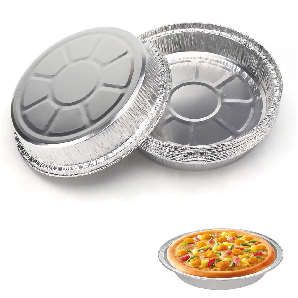 Triani 10Pcs Pie Tin Disposable Tart Pans 9" Aluminum Foil Pans ...