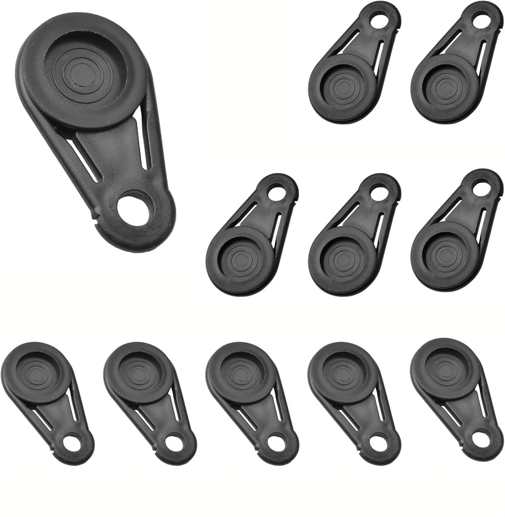 Triani 10Pcs Tarp Grabbers Movable Tarp Clips Heavy Duty Lock Grip Tarp ...