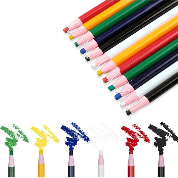 Triani 12Pcs Marking Pencils Art Crayons Paper-Wrapped Painting Pen ...