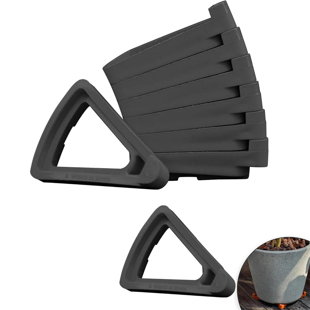 Triani 12Pcs Plant Pot Feet for Outdoor Planters Easy to Clean ...