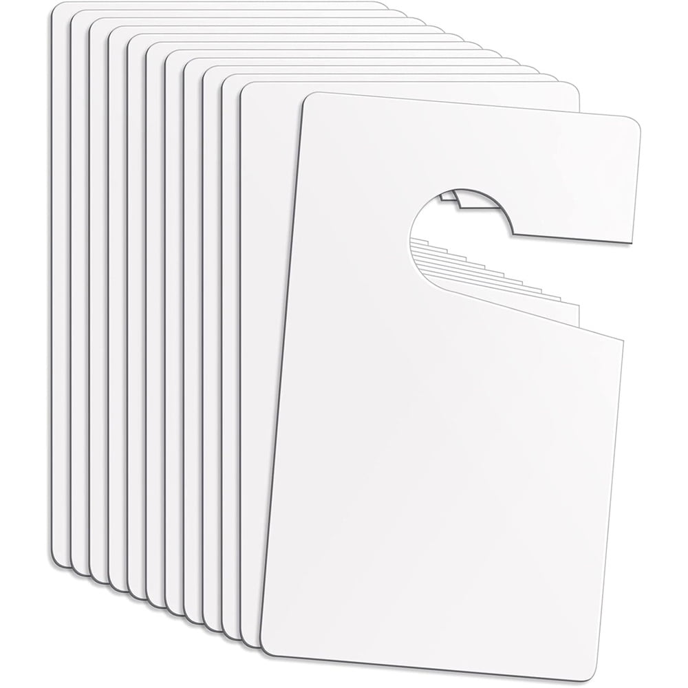 Triani 15Pcs Blank White Parking Permit Hang Tag Car Parking Lot Pass 3 ...