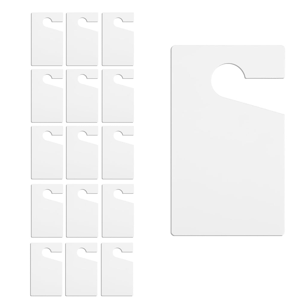 Triani 15Pcs Large Thick Parking Permit Hang Tag 3*5 Inch Clear Parking ...