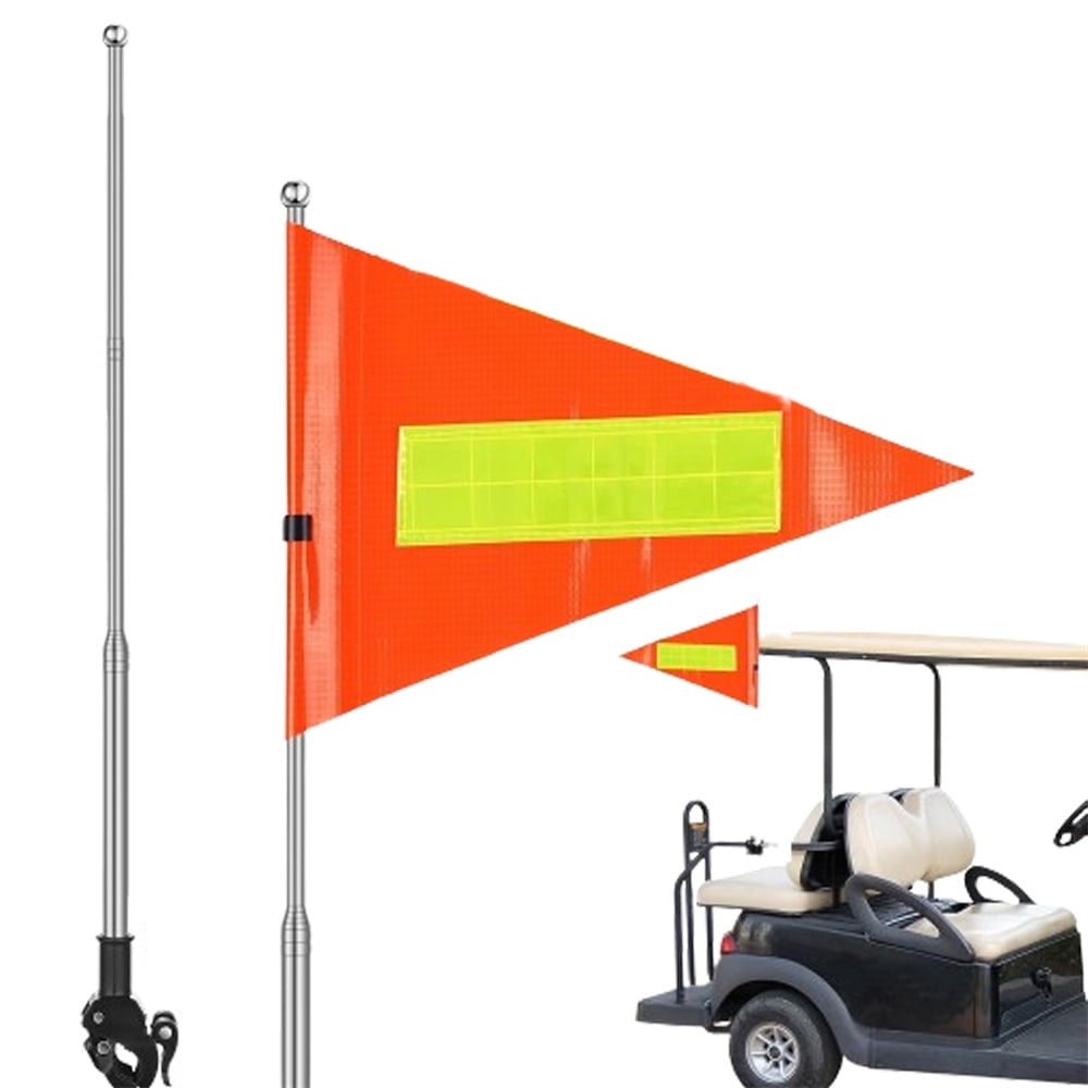 Triani 1Pcs Orange Bike Safety Flag High Visibility Waterproof ...