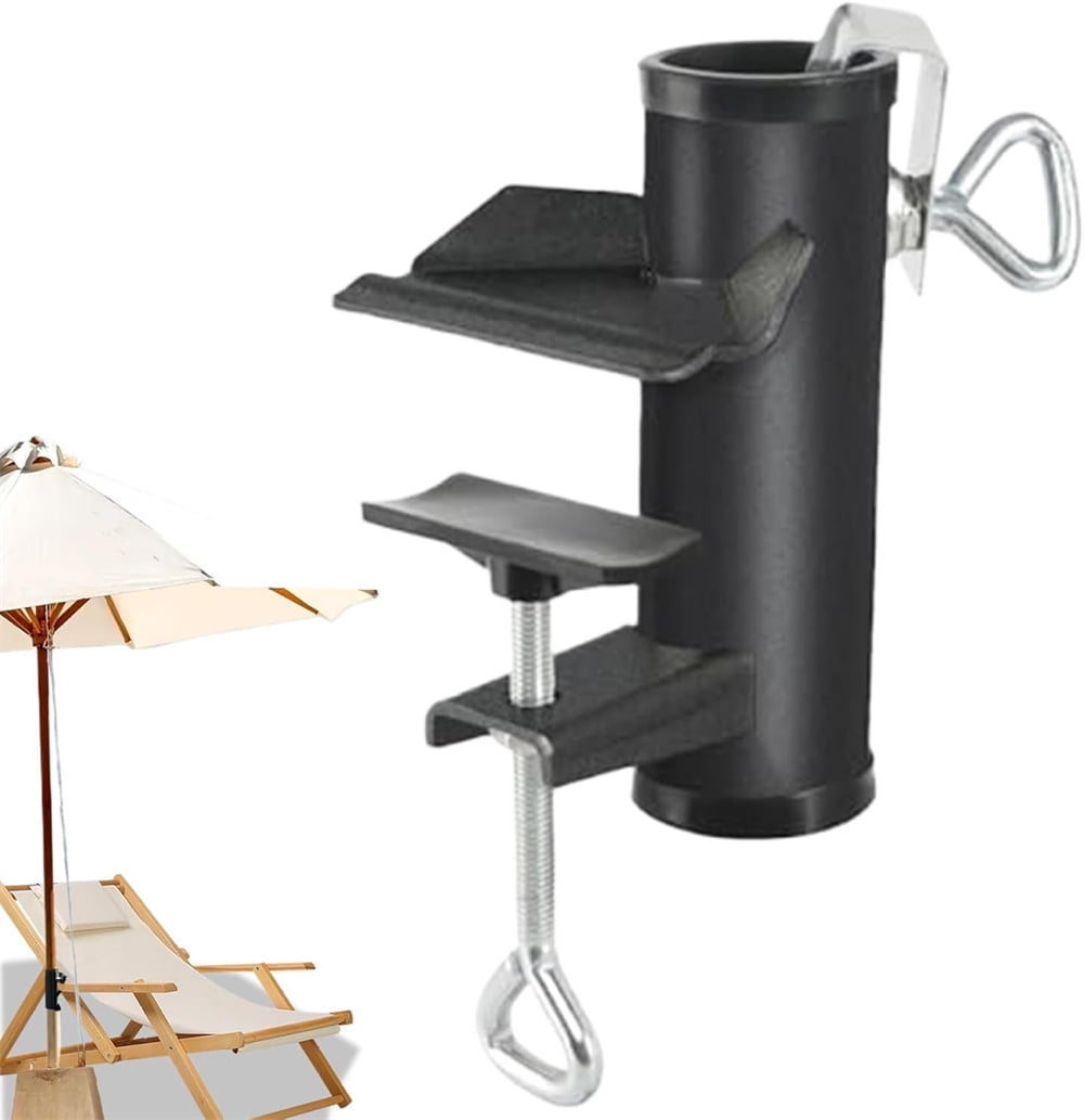 Triani 1Pcs Patio Umbrella Holder Clamp Adjustable Metal Patio Umbrella ...
