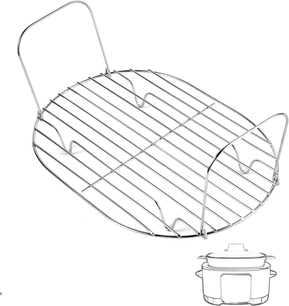 Triani 1Pcs Steam and Roasting Rack Compatible with Many Cooker Durable ...