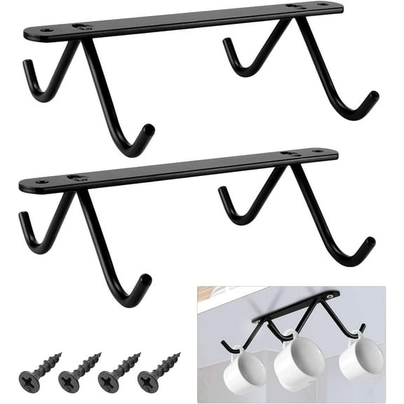 Mug Hooks Under Shelf