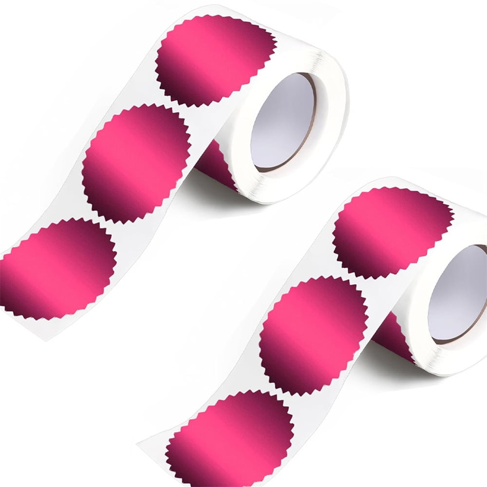 Triani 2 Roll Embossing Stickers Self Adhesive Label 1.97" Certificate ...