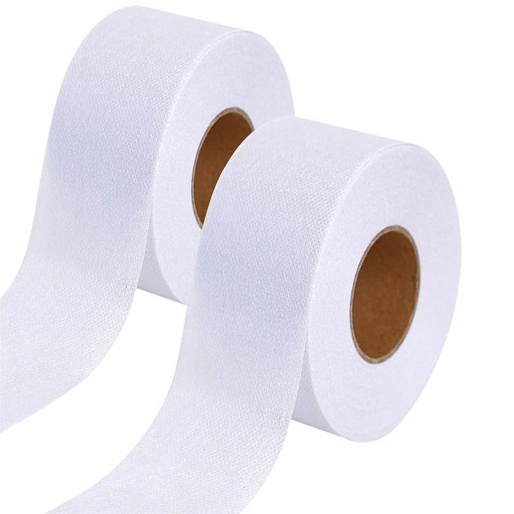 Triani 2 Rolls White Fusible Batting Tape for Quilting Supplies 1.5 ...