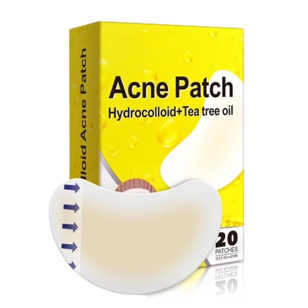 Triani 20Pcs Large Pimple Patches for Face Acne Patches Hydrocolloid ...