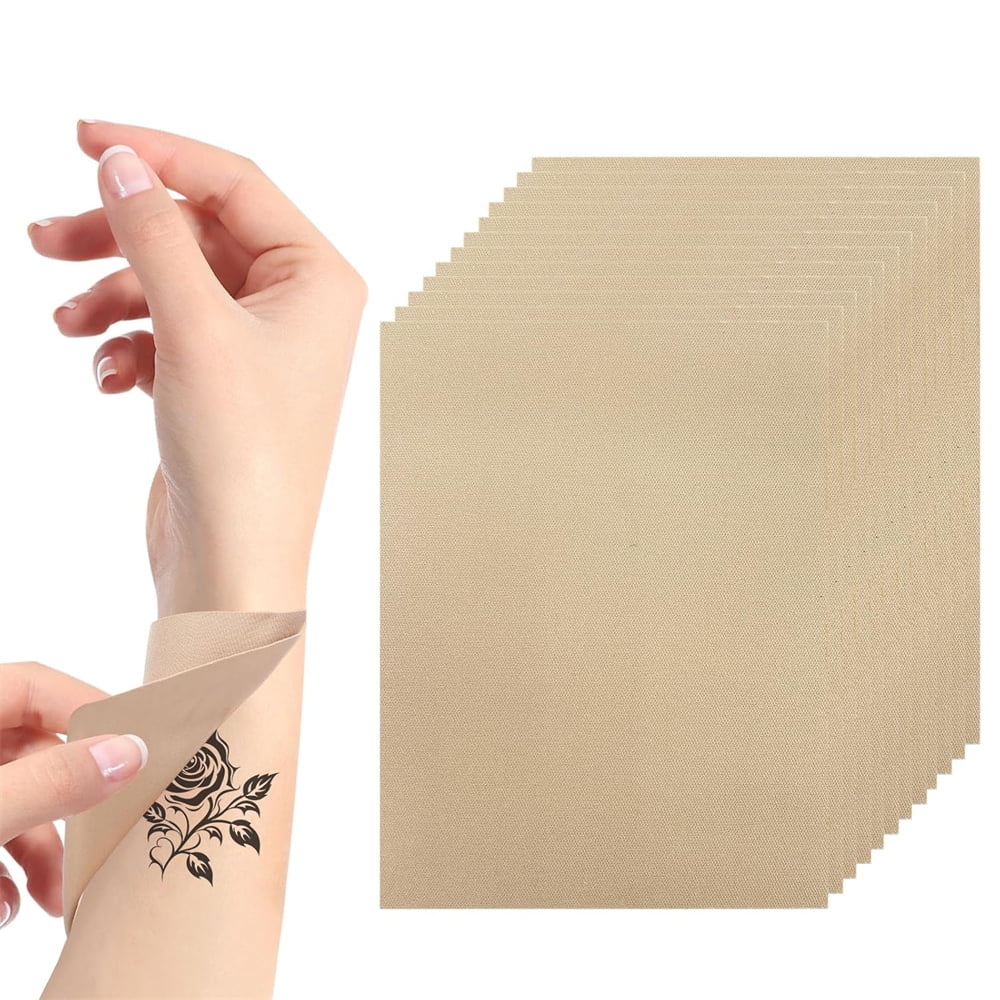 Triani 20Pcs Tattoo Cover Up Patch 4.72*3.54 inch Ultra Thin Invisible ...