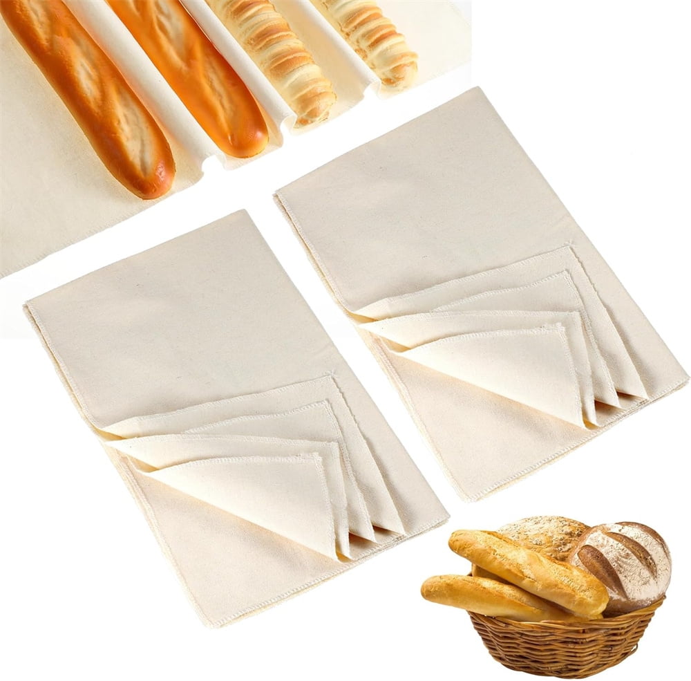 Triani 2Pcs Bread Cloth Fermentation Mat 17x29 Inches Cotton Cloth ...