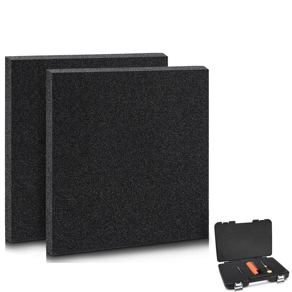Triani 2Pcs Polyurethane Foam Sheet 16 x 12 x 1.5 Inch Cuttable Tool ...