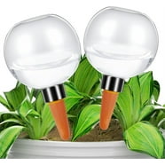 NiHome Iridescent Glass Cactus Watering Globes, 2-Pack, Self Watering System for Potted Plants ...