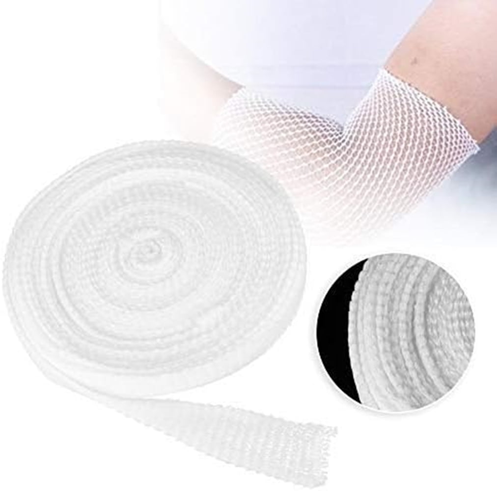 Triani 2Rolls Elastic Net Wound Dressing Bandage Breathable Tubular ...